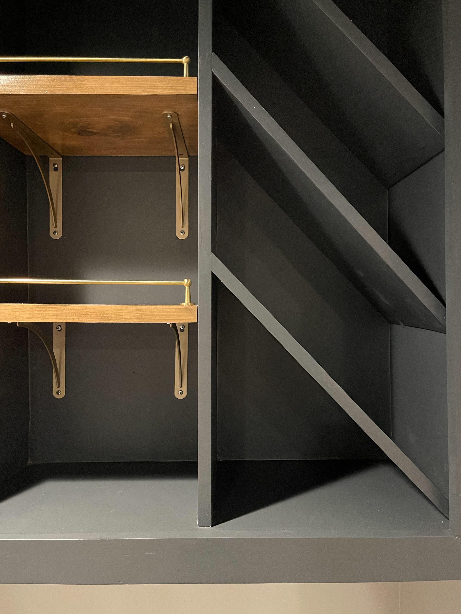 DIY built-in bar - A Finished House