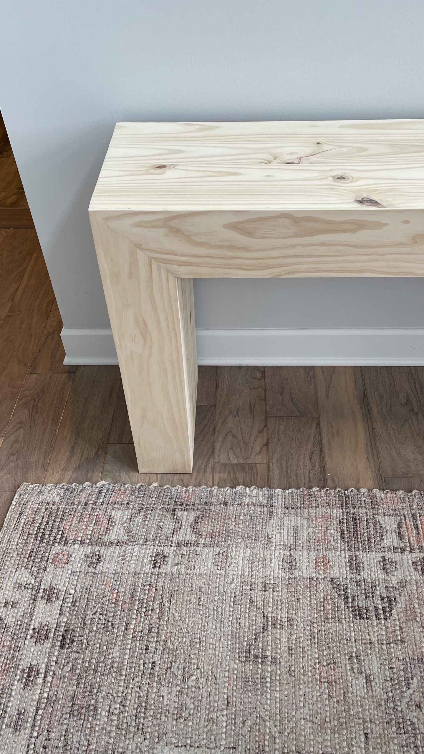 DIY Console table tutorial - A Finished House
