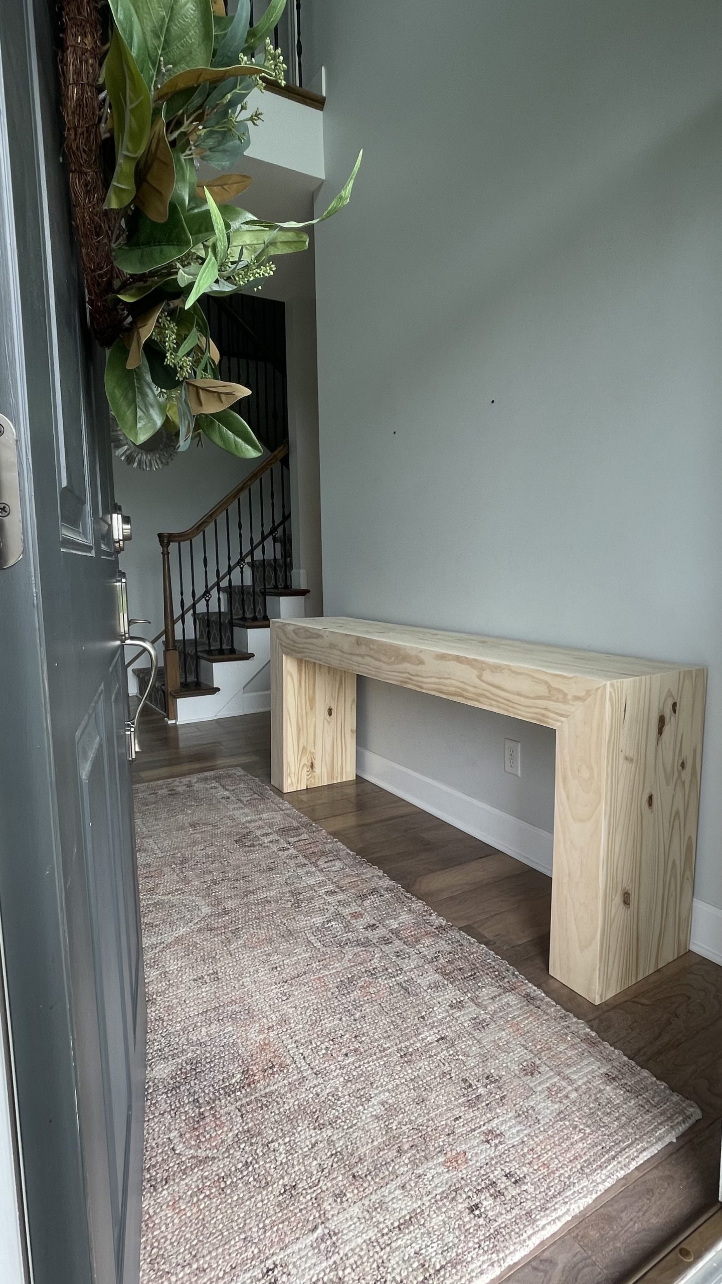 DIY Console table tutorial - A Finished House