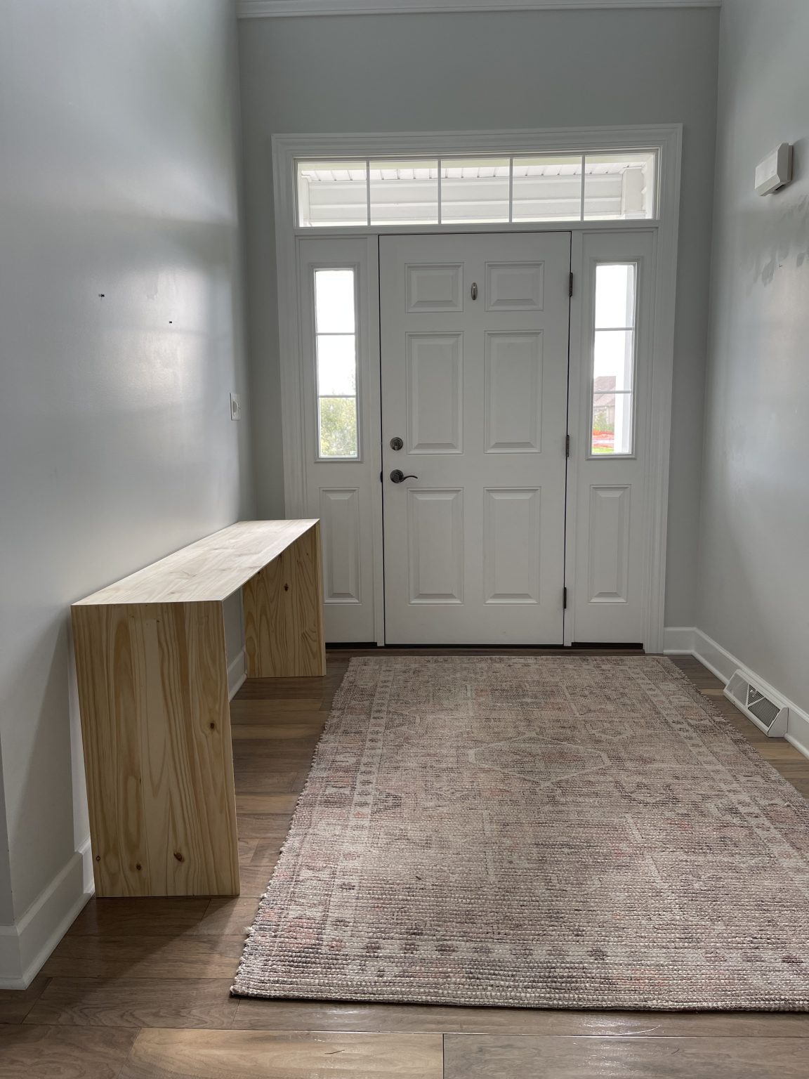 DIY Console table tutorial - A Finished House