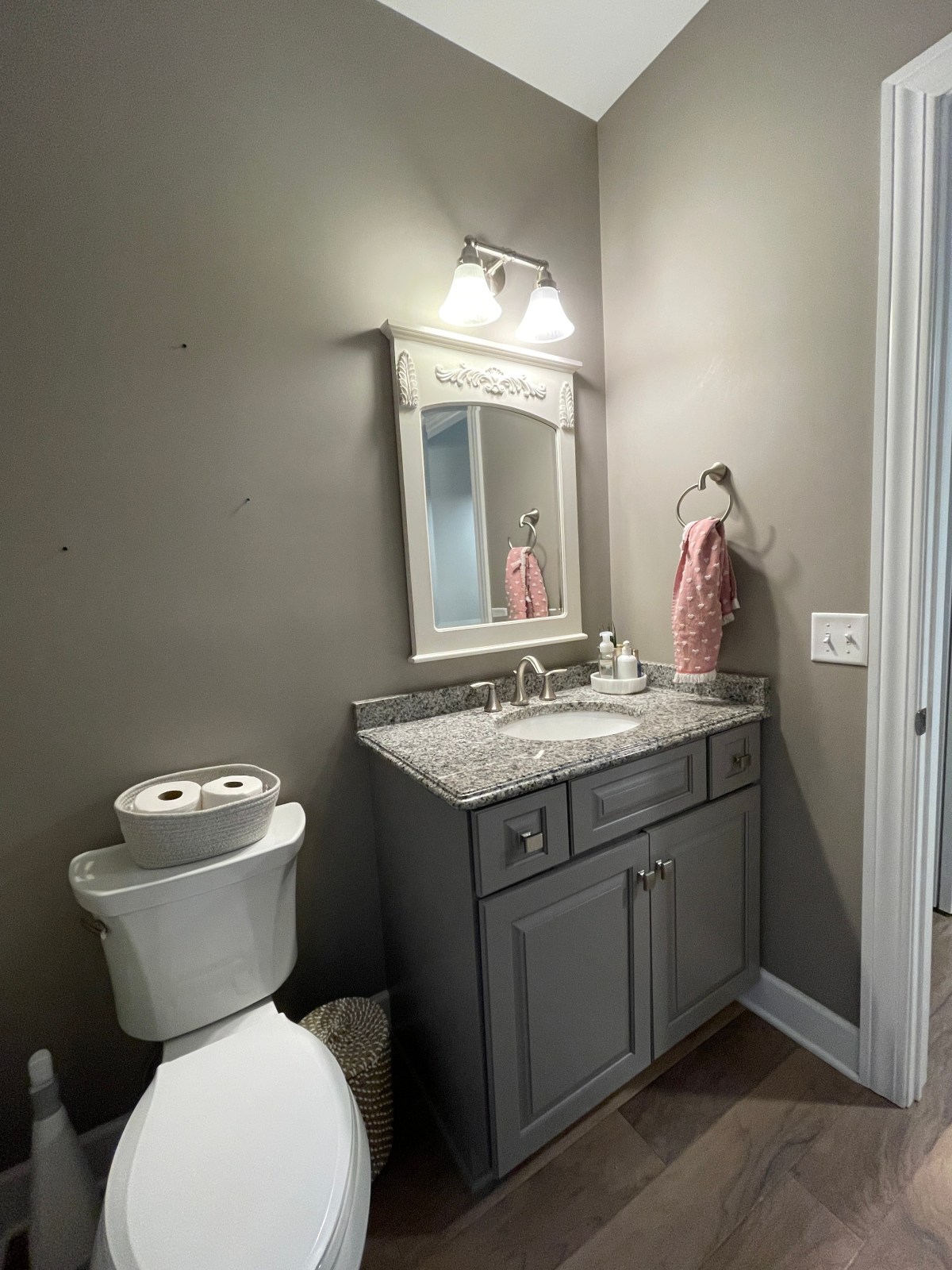 How to update your powder room: small changes, big impact - A Finished ...